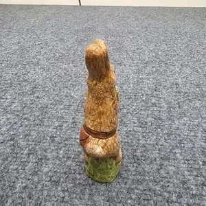Art | Vintage Crackle Glaze Ceramic Bunny Rabbit Figurine Holding ...